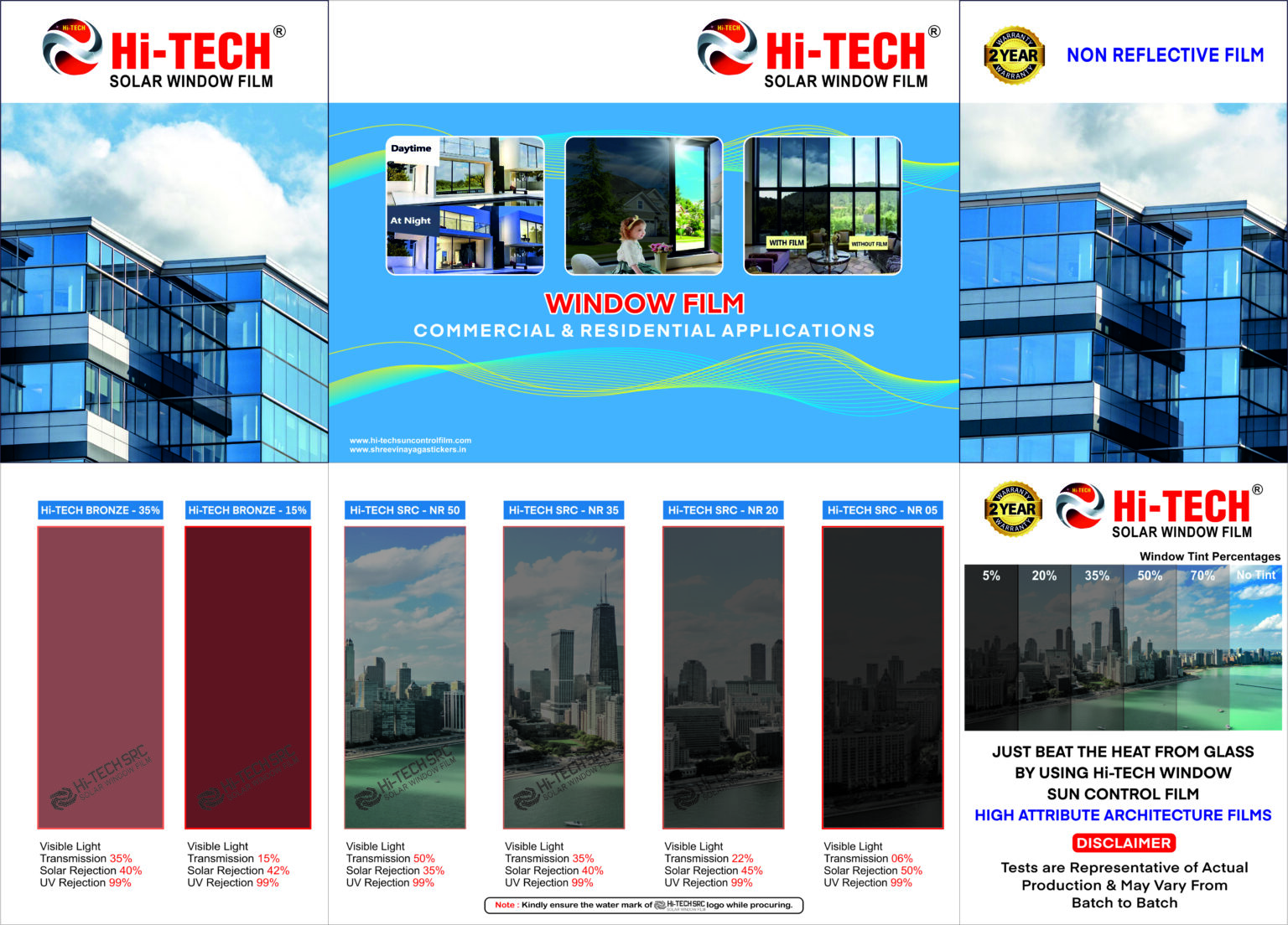 Residential Solar Window Film | Shree Vinayaga Stickers