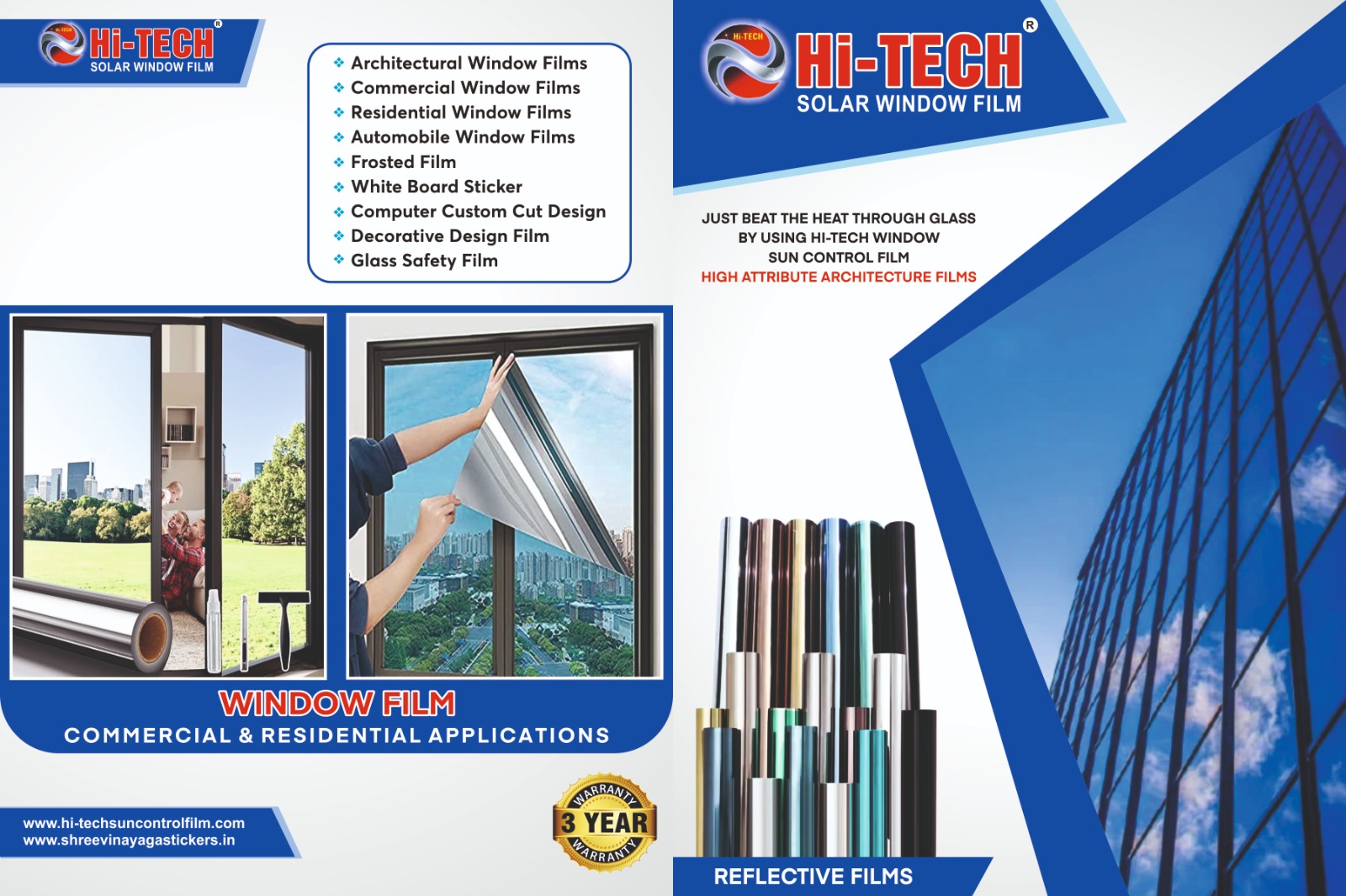 HI-TECH REFLECTIVE FILMs - Hi-Tech Suncontrol Film
